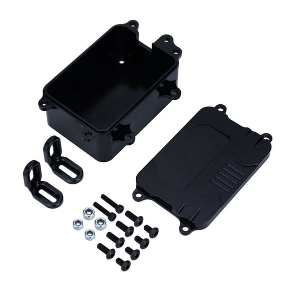 Metal Receiver Box ESC Box Upgrade Parts Fit for SCX10 1/10 RC Tracked ...