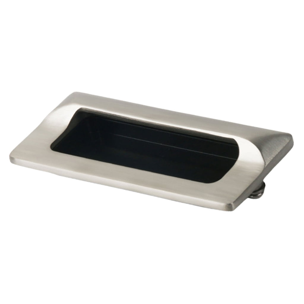 Metal Recessed Cabinet Handles Drawer Pulls Invisible Flush Pull ...