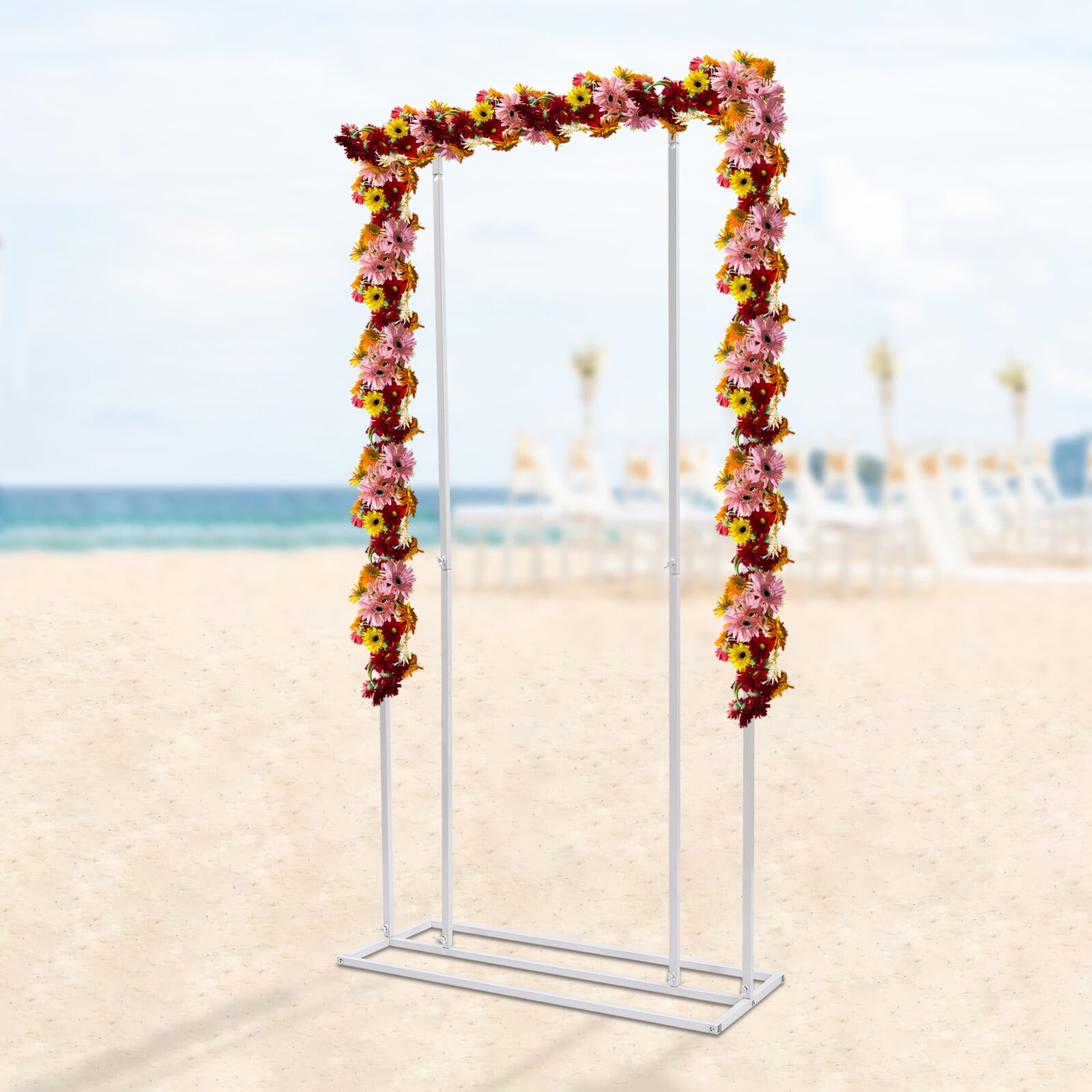 Metal Rectangle Shape Wedding Flower Stand Metal Frame Backdrop Decor ...