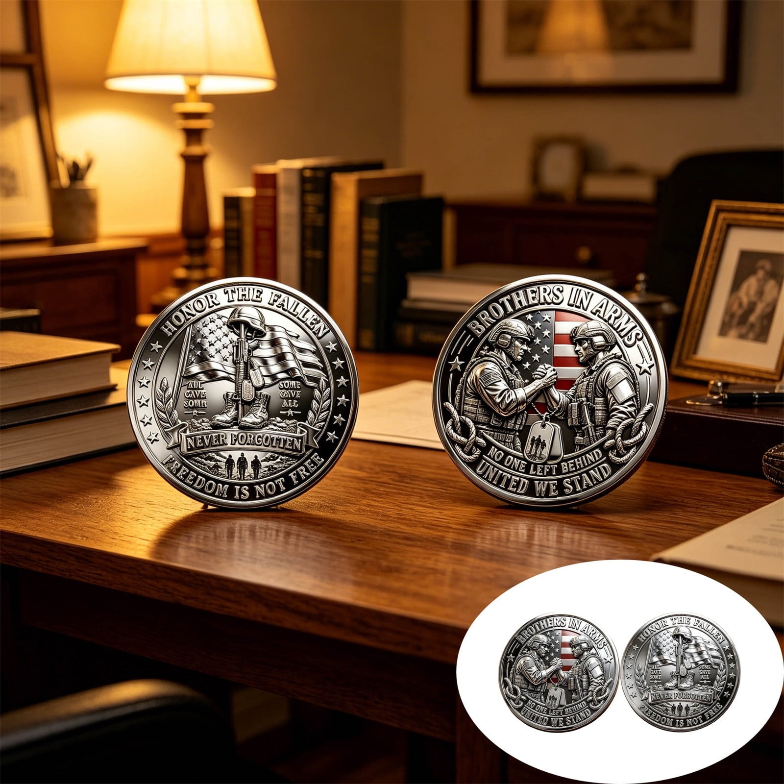 Metal Relief Collectible Military Brotherhood Art Plaque Inspirational ...