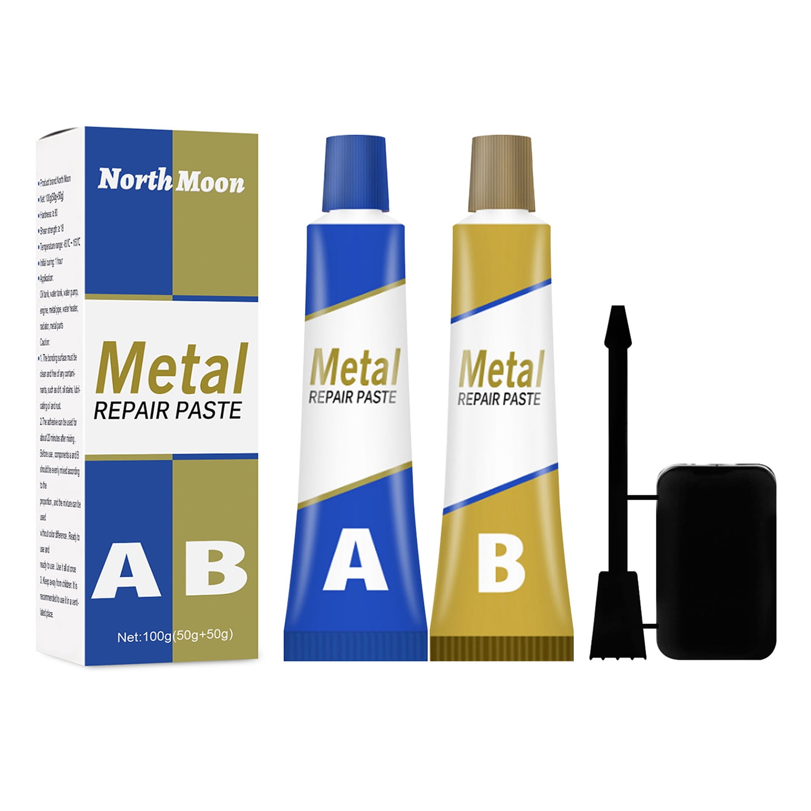 Metal Repair Paste Set Engine Weld Adhesive Waterproof Heat Resistance ...