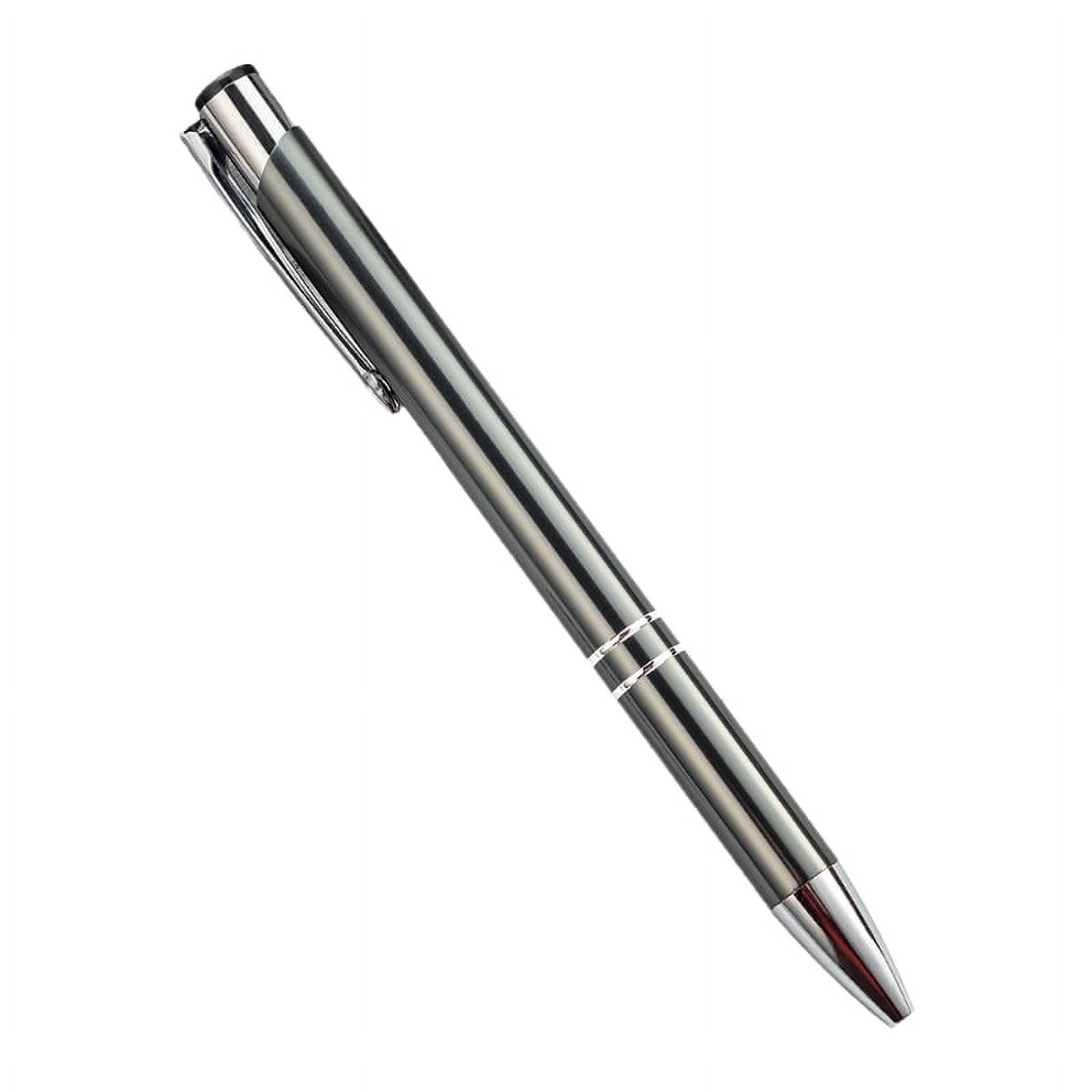 Metal Retractable Ballpoint Pen 1.0mm Bullet Nib Writing Pen Assorted ...