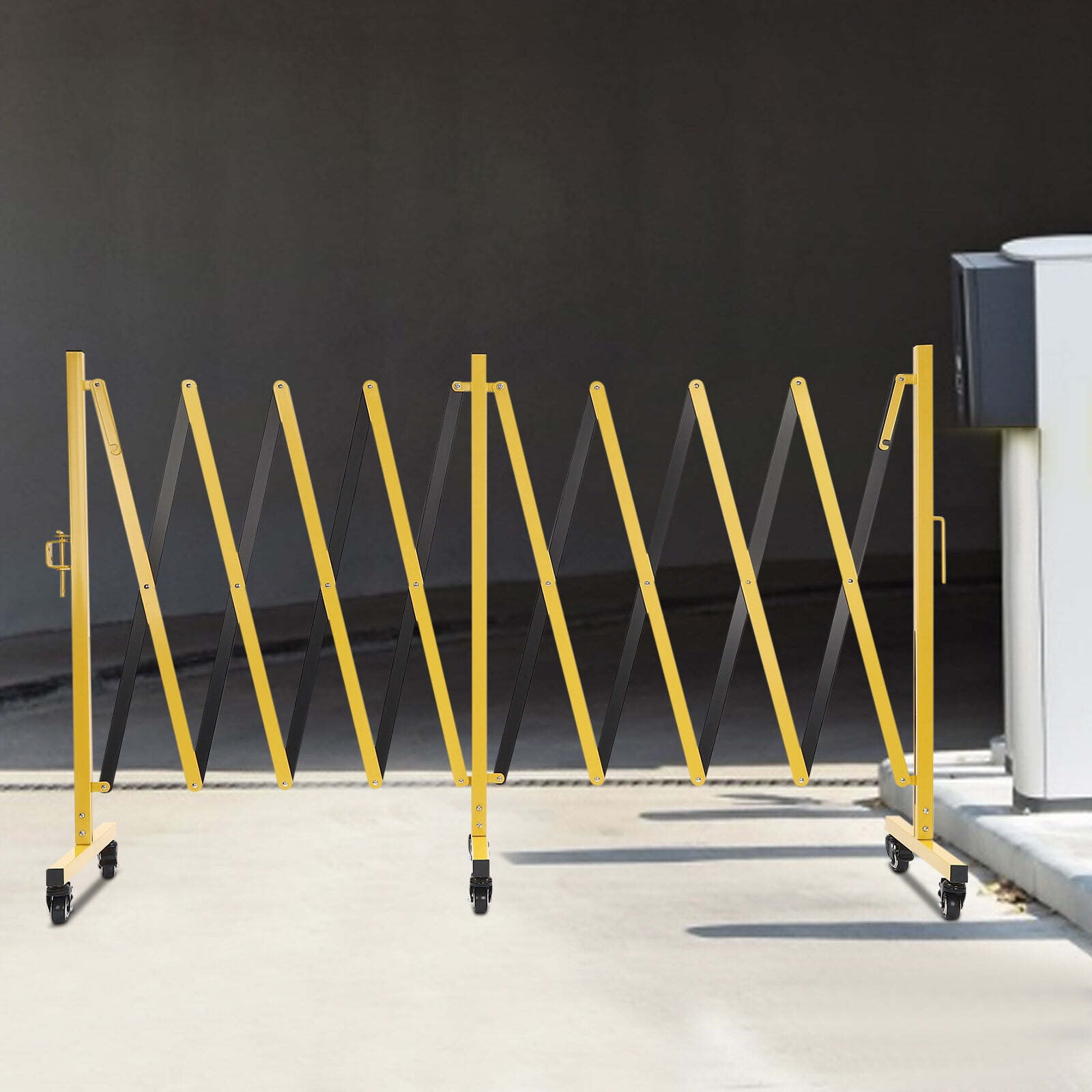 Metal Retractable Barrier Outdoor Expandable Barricade Portable Fence ...