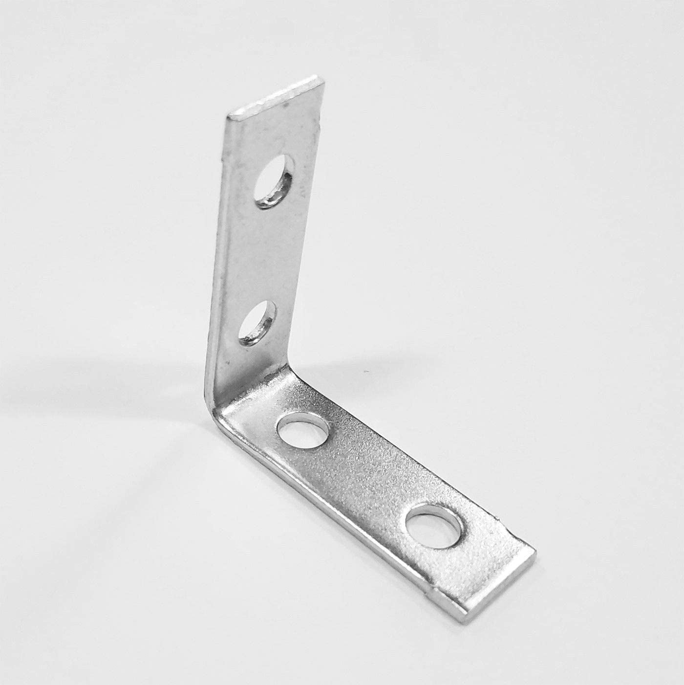 Metal Right Angle "L" Corner Braces, Zinc Plated Bracket Joiners, 25 ...