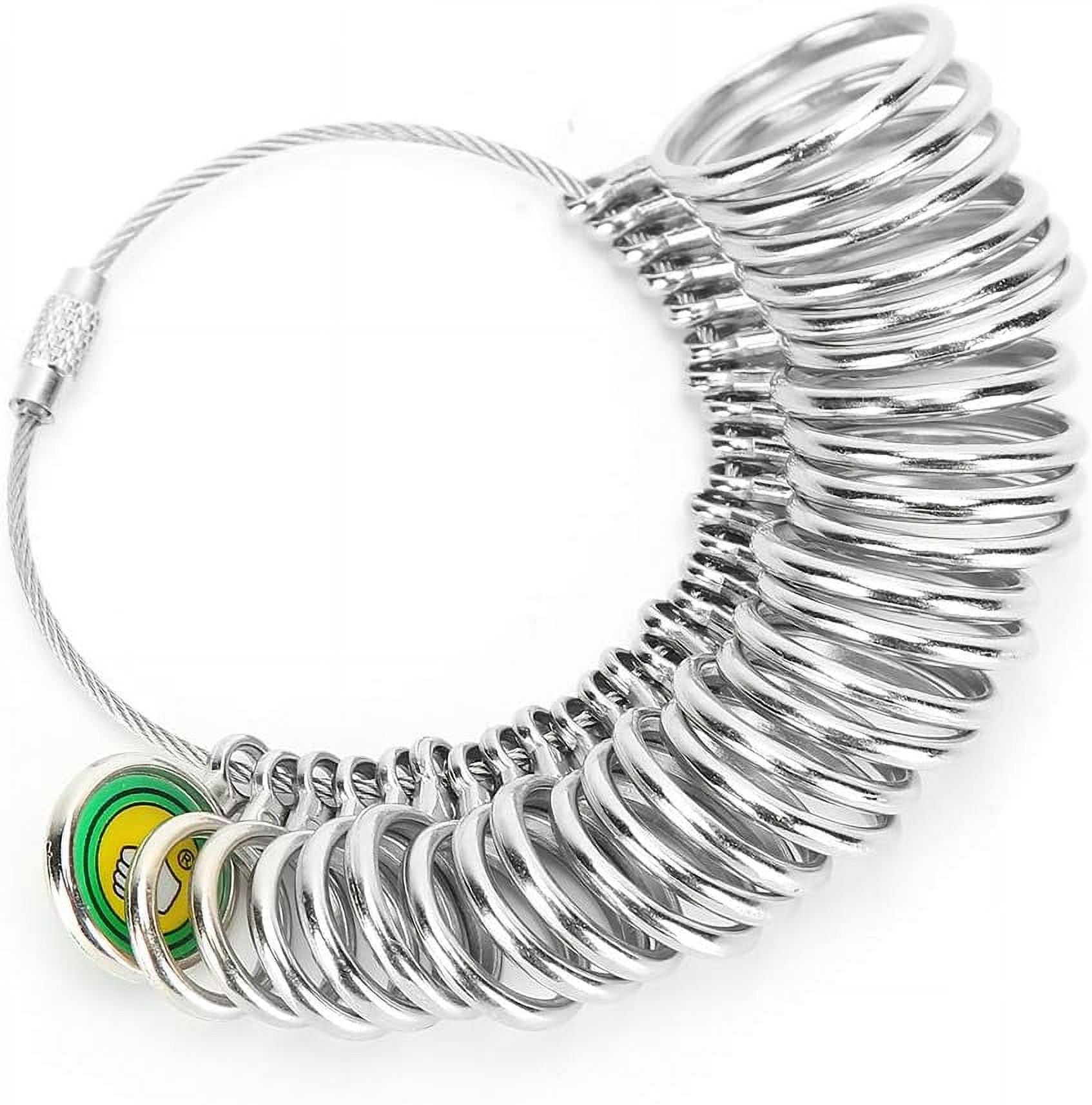 Metal Ring Sizer, Detachable Finger Ring Size Gauge Measuring Tool ...