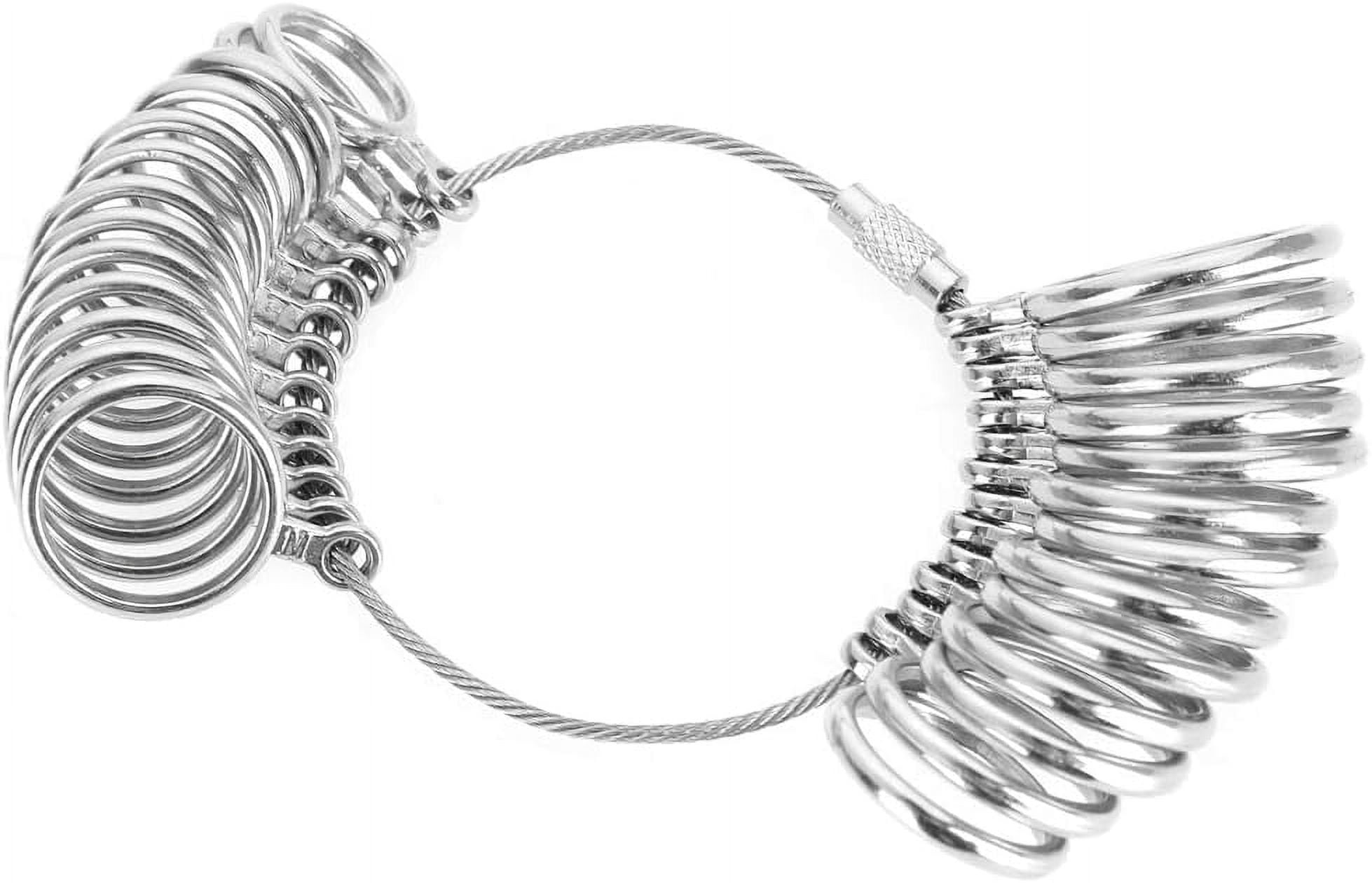 Metal Ring Sizer, Jewelry Size Measure Tool Measuring Stick Finger ...