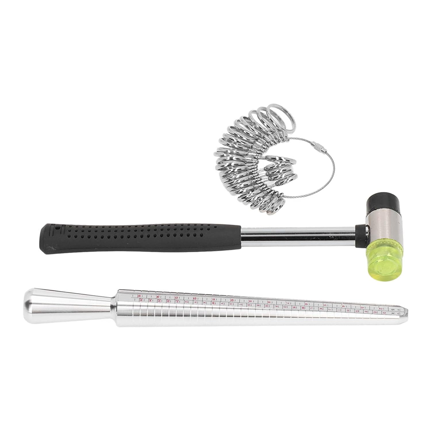 Metal Ring Sizer Set 4 Size Edge Ring Gauge Finger Sizer Protective ...