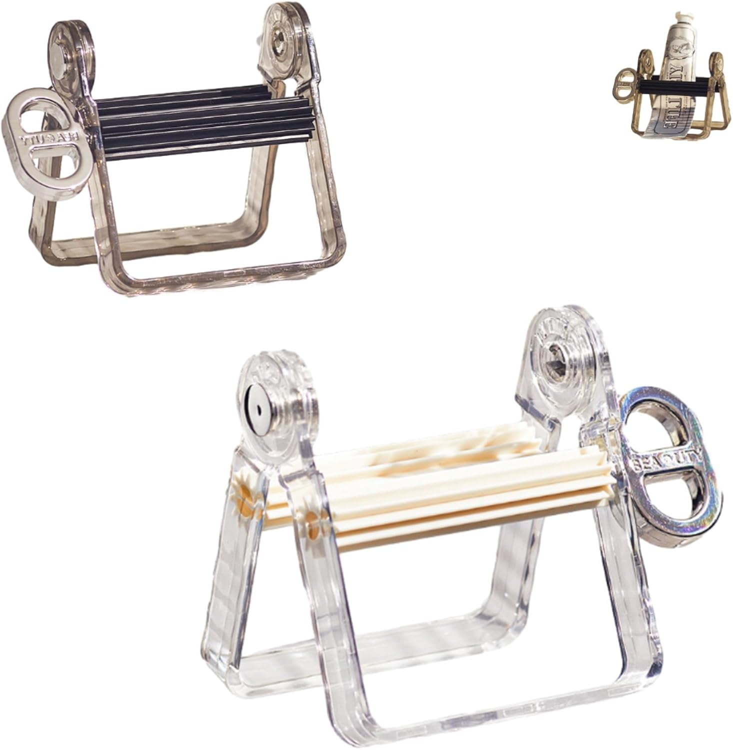 Metal Rolling Toothpaste Squeezer, Toothpaste Pusher, Tube Wringer ...