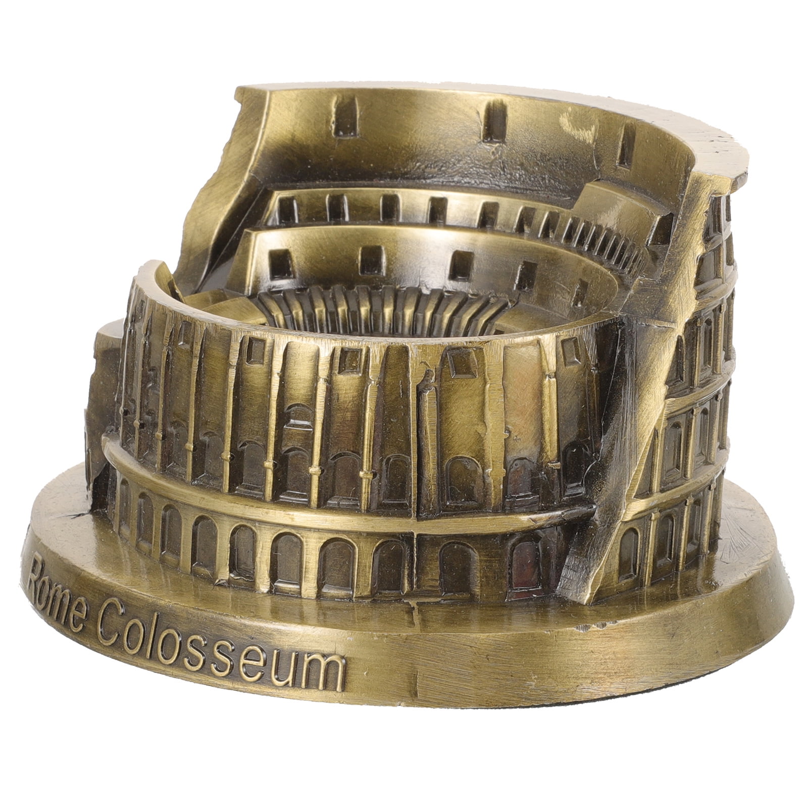 Metal Rome Colosseum Model Sculpture Collectible Home Decor - Walmart.com