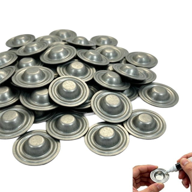 Metal Roof Bolt Caps 50 Pcs, Waterproof Screw Covers No Removal Needed ...