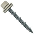 Metal Roofing Screws: (1000) 10 x 1-1/2" Light Stone Hex Head Sheet ...