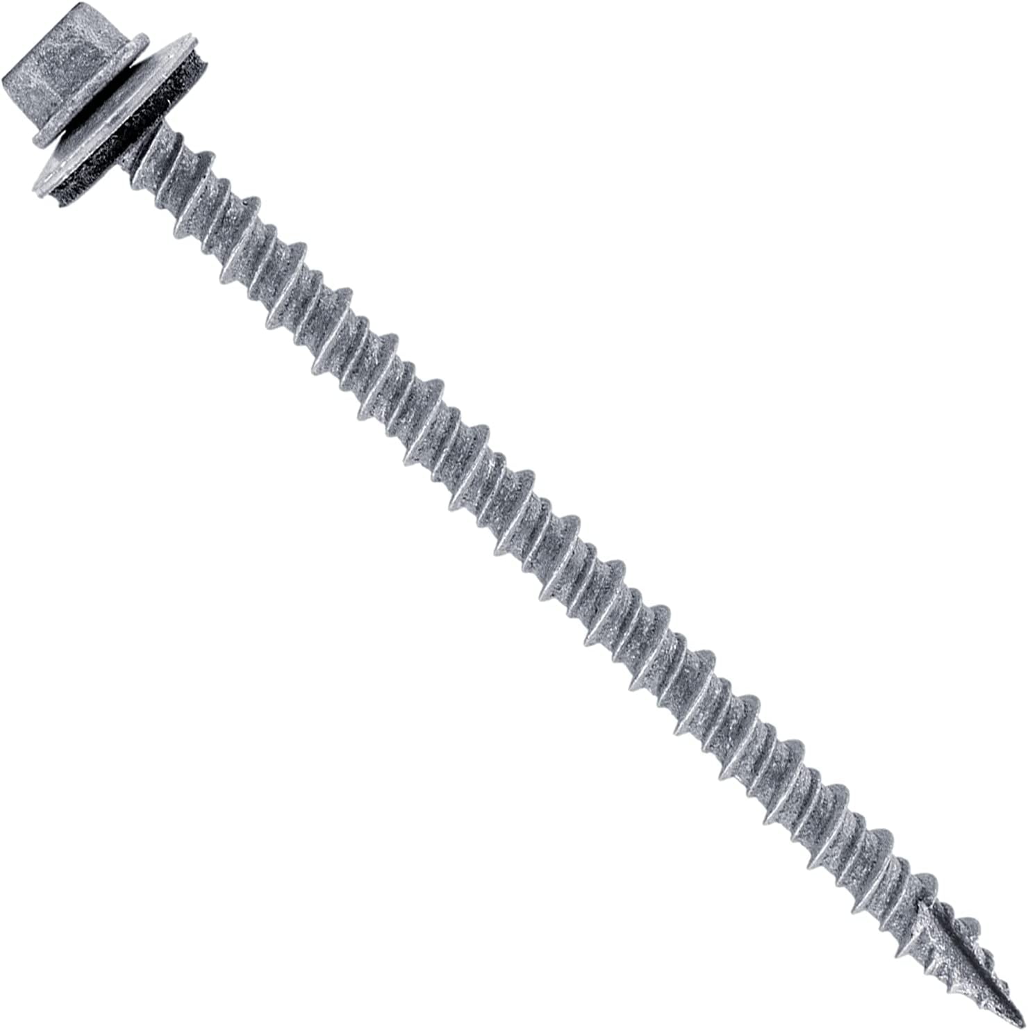 Metal Roofing Screws: (250) 10 X 3" Galvanized Hex Head Sheet Metal ...