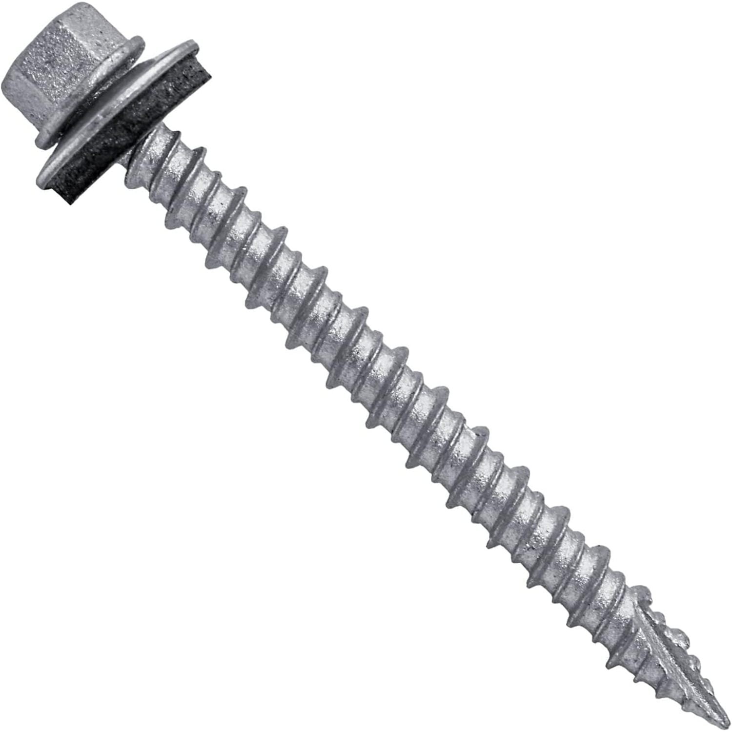 Metal Roofing Screws: (750) 10 x 2" Galvanized Hex Head Sheet Metal ...