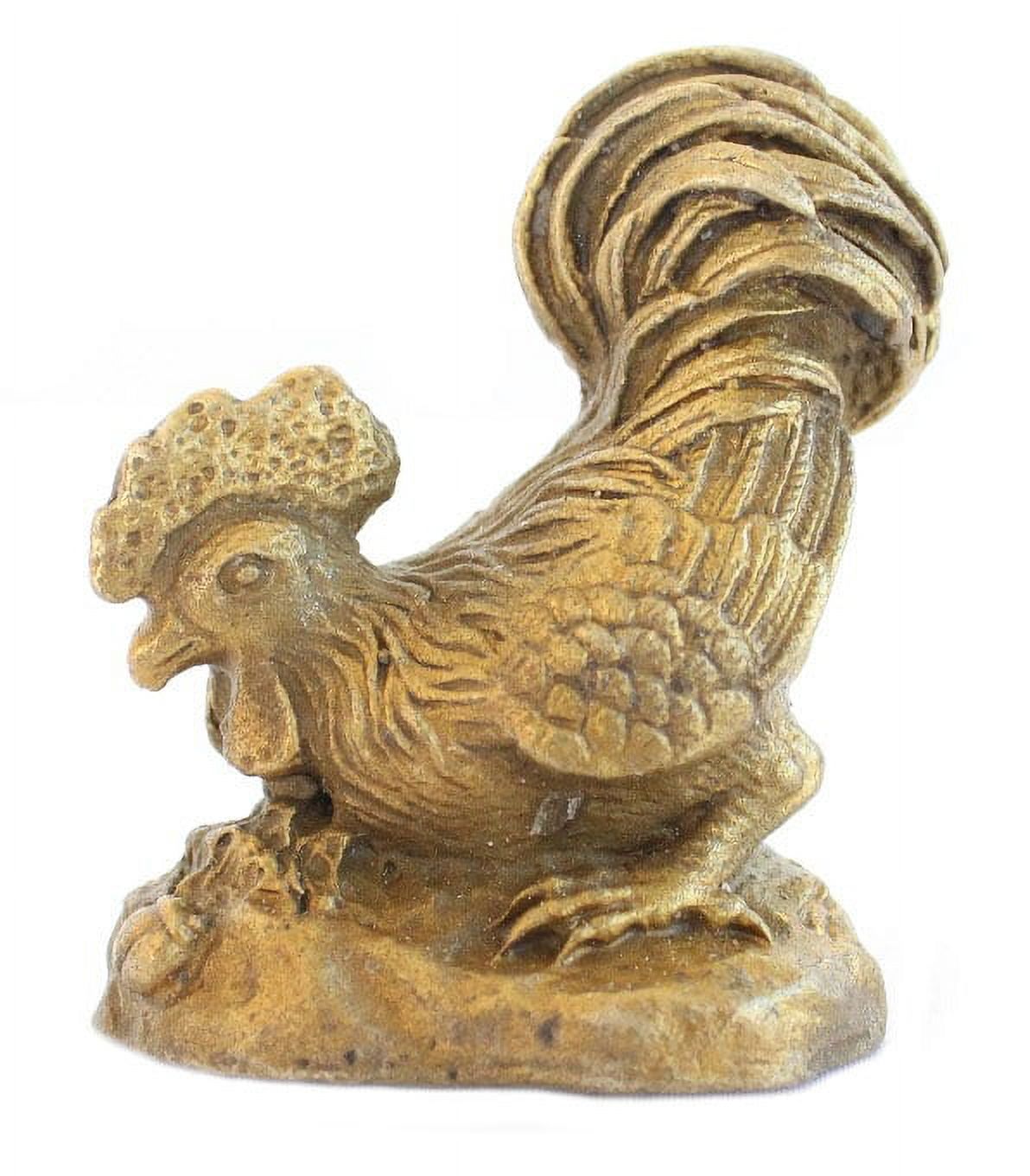 Metal Rooster Statue - Walmart Business Supplies
