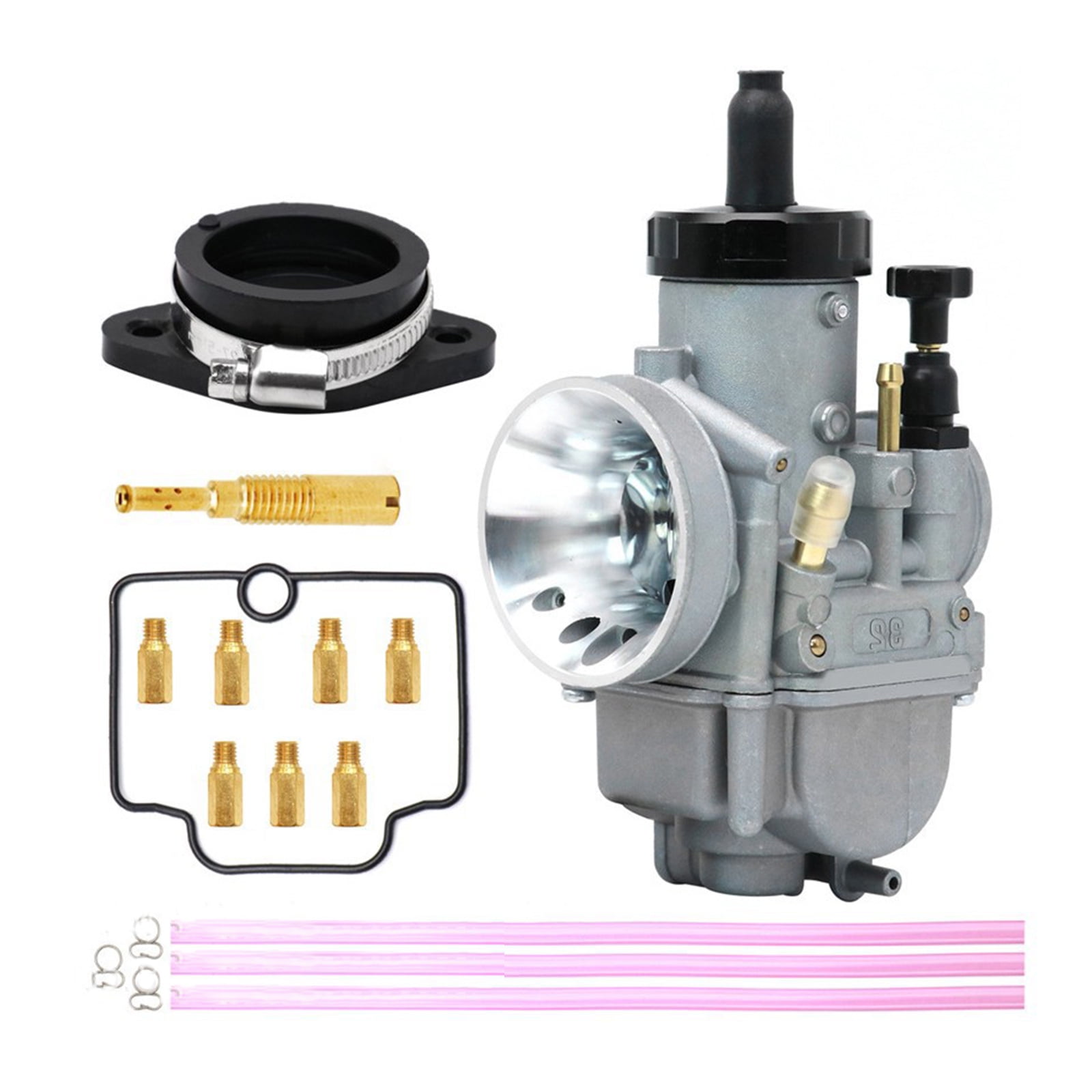 Metal Rubber Carburetor Conversion Set For Most Dirt Bikes Off Roading ...