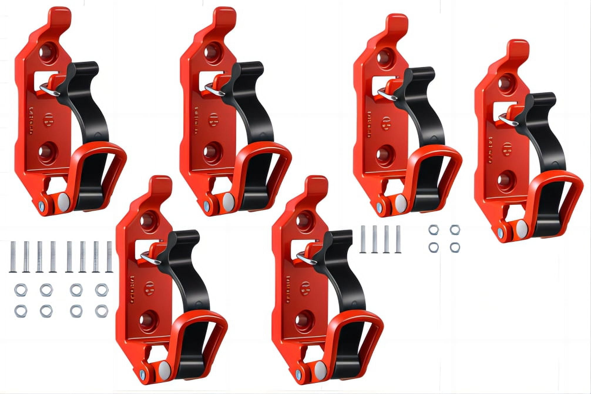 Metal Rubber Clamp Mounting Kit,Shovel Mount for Roof Rack,Wall Quick ...