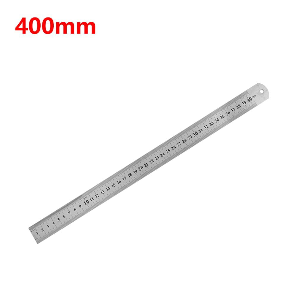 Metal Ruler Stainless Steel Straight Ruler 150mm-500mm Student Rulers ...
