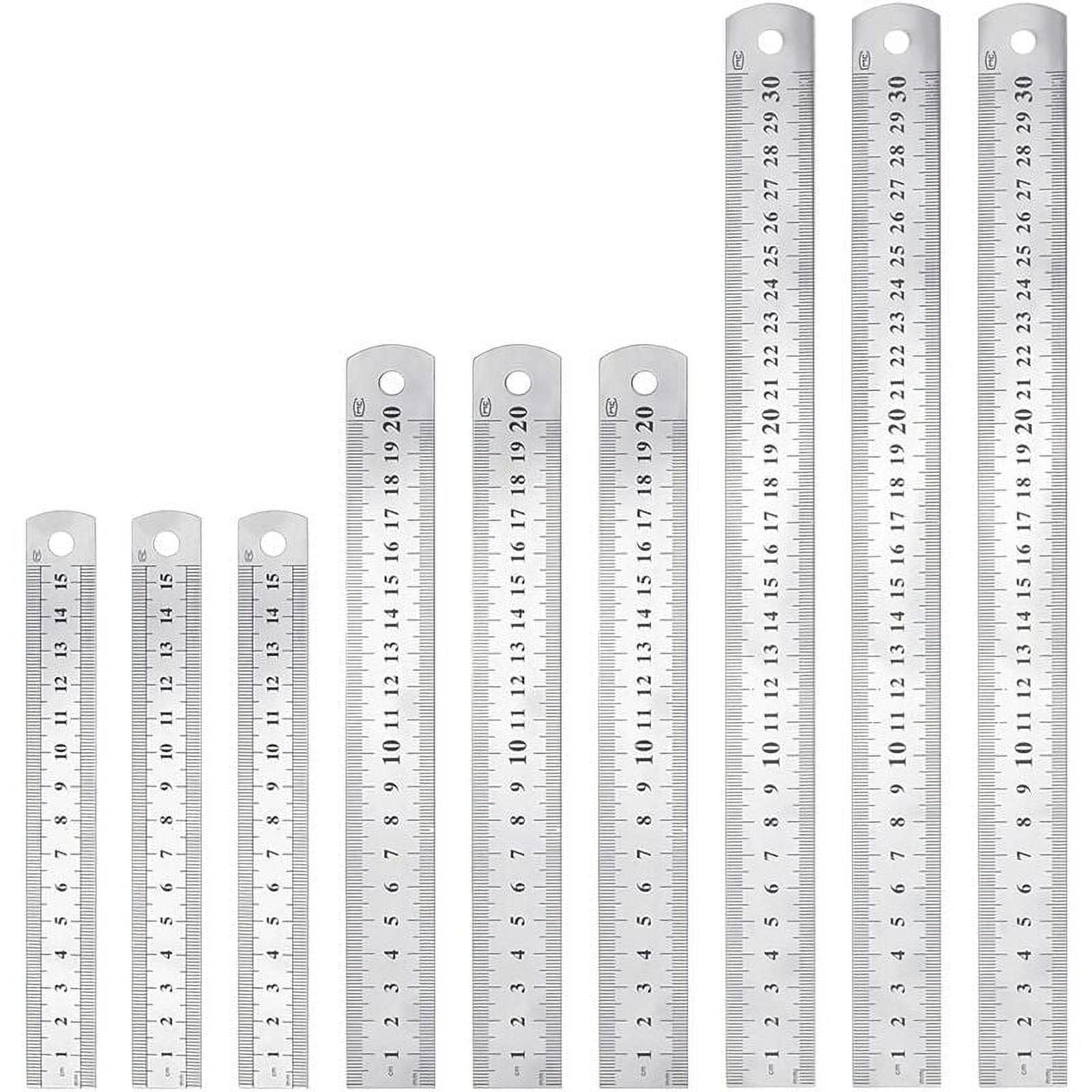 Metal Ruler For Various Professions, Stainless Steel Ruler Set With ...