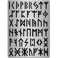 Metal Runes Stencil Stainless Steel Ancient Alphabet Elder Futhark ...