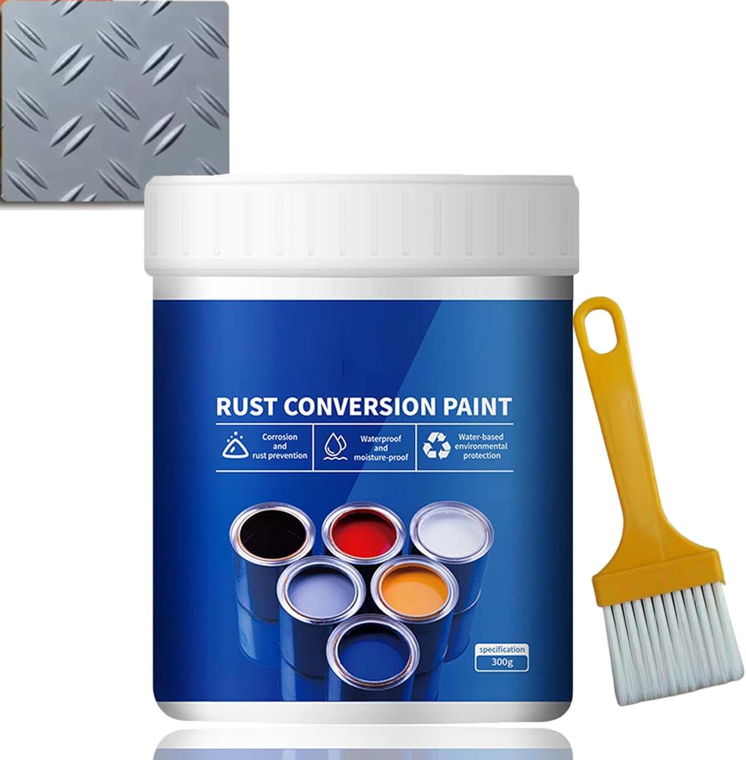 Metal Rust Preventive Paint,300g Weatherproof Rust Converter Paint For ...