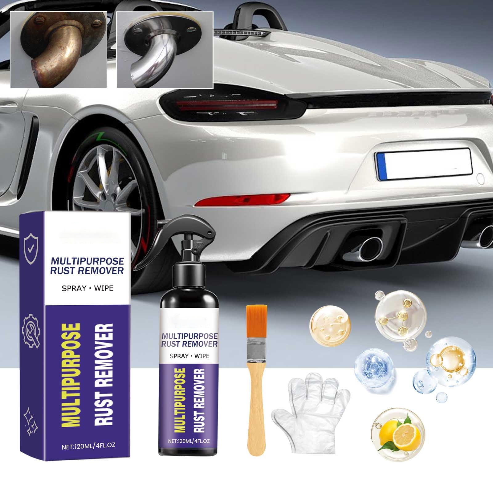 Metal Rust Removal Spray, Quickly Removes Stubborn Rust, Protective ...