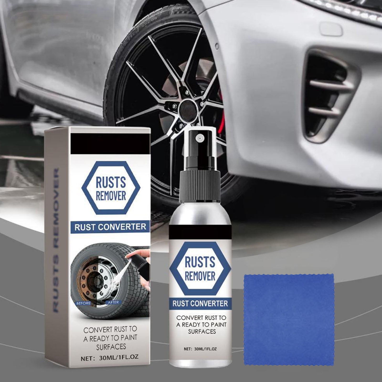 Metal Rust Remover Spray for Automobile Wheels | Stainless Steel ...