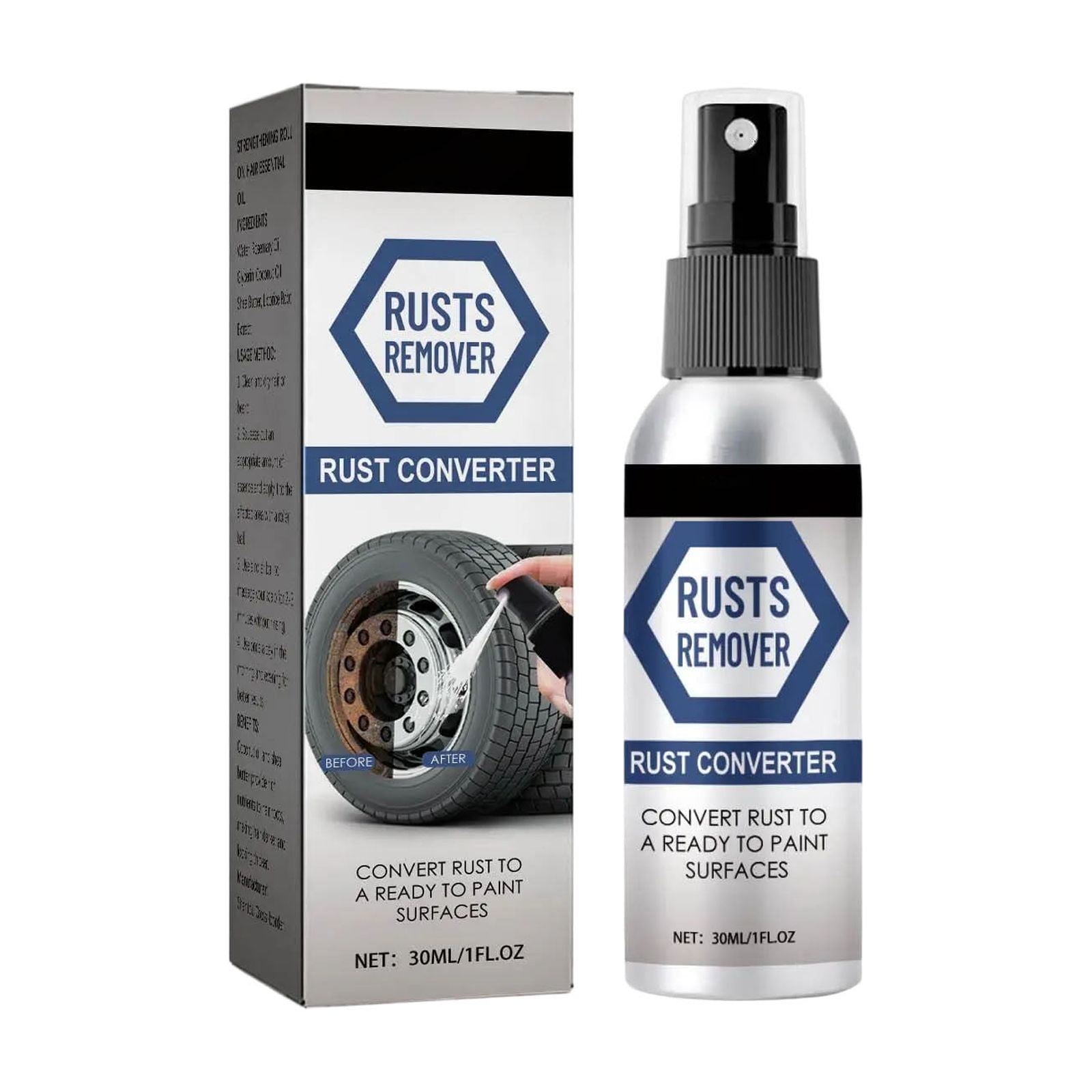 Metal Rust Remover Spray | Powerful Rust Dissolver for Automobile ...