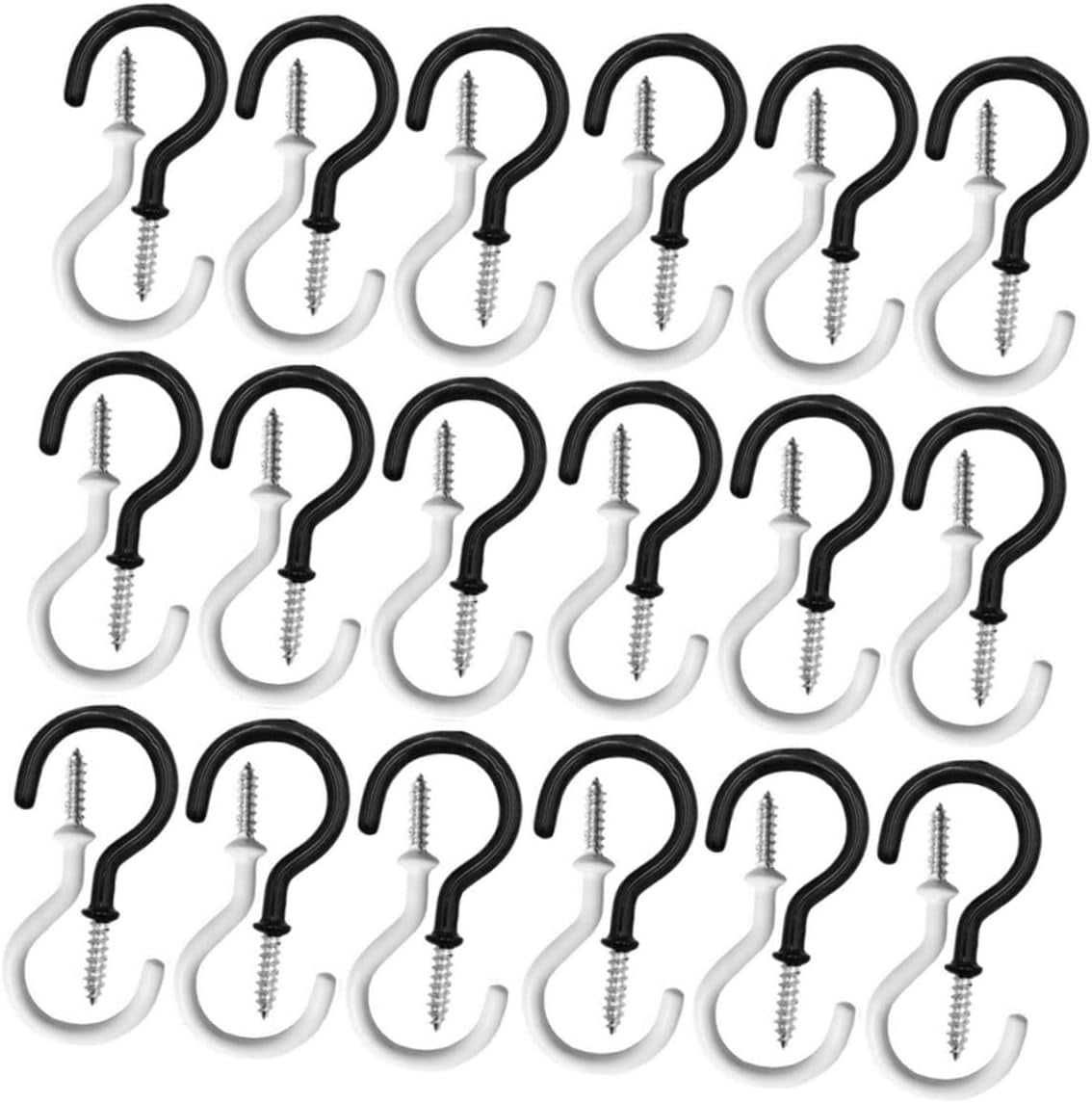 Metal S Hooks 36pcs Question Mark Hook Coffee Mug Hooks Hanging Hooks ...