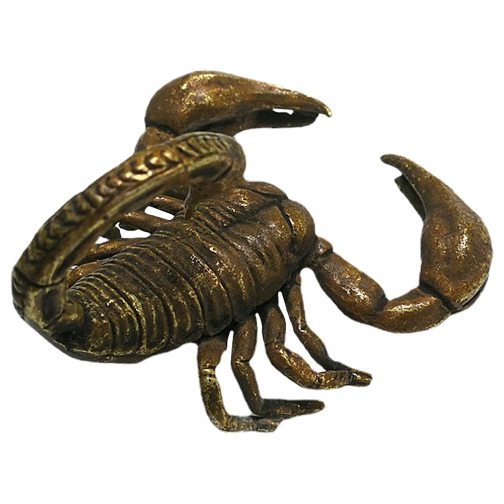 Metal Scorpion Figurine Scorpion Decor Sculpture Ornament Figurine for ...