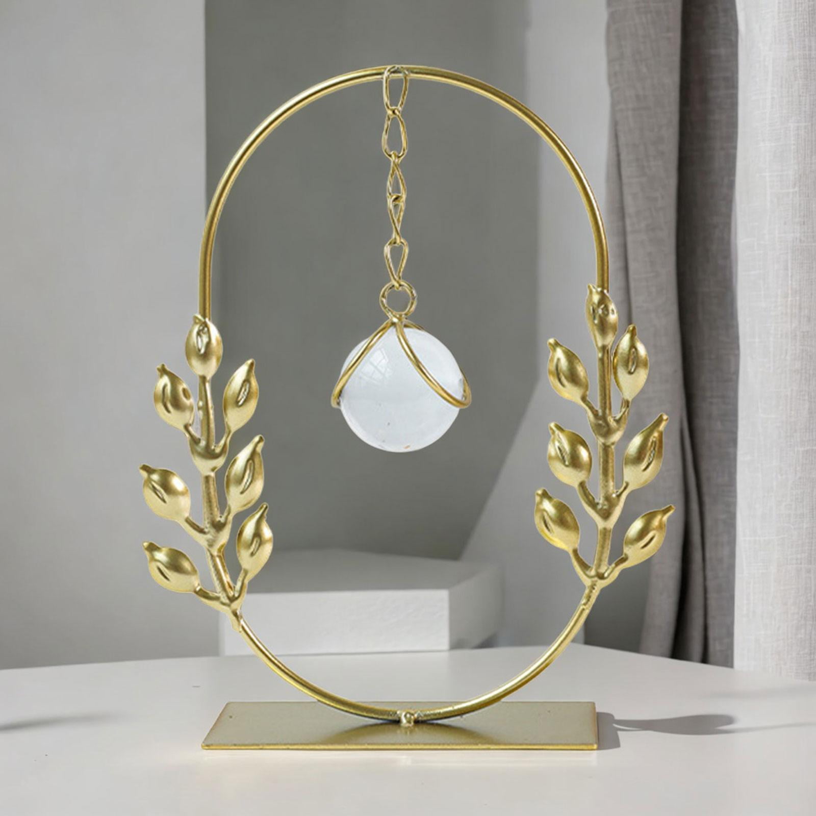 Metal Sculpture Ball Statue Collectible Artwork Art Crafts Table ...