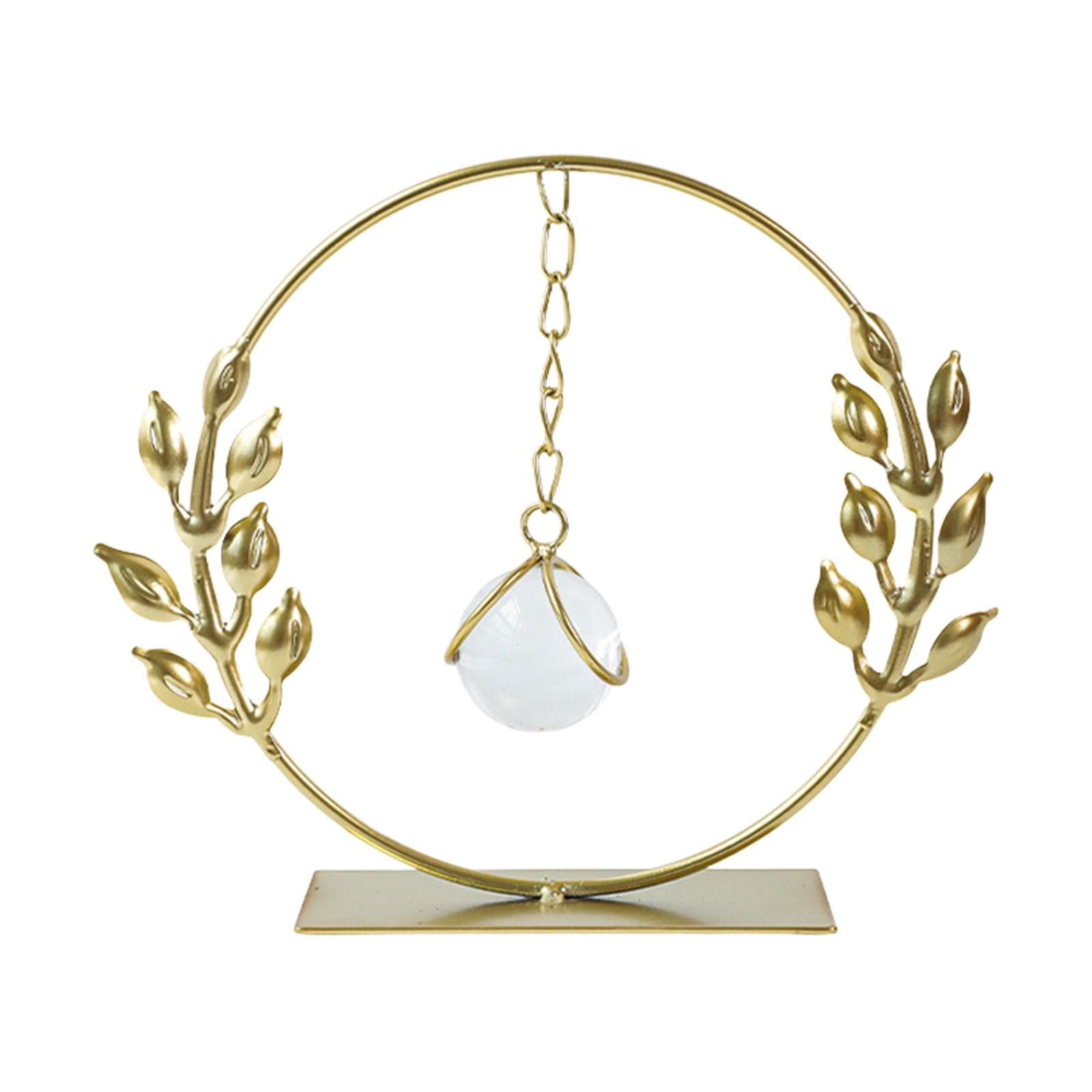 Metal Sculpture Decoration Decorative Table Centerpiece Desk Ball ...