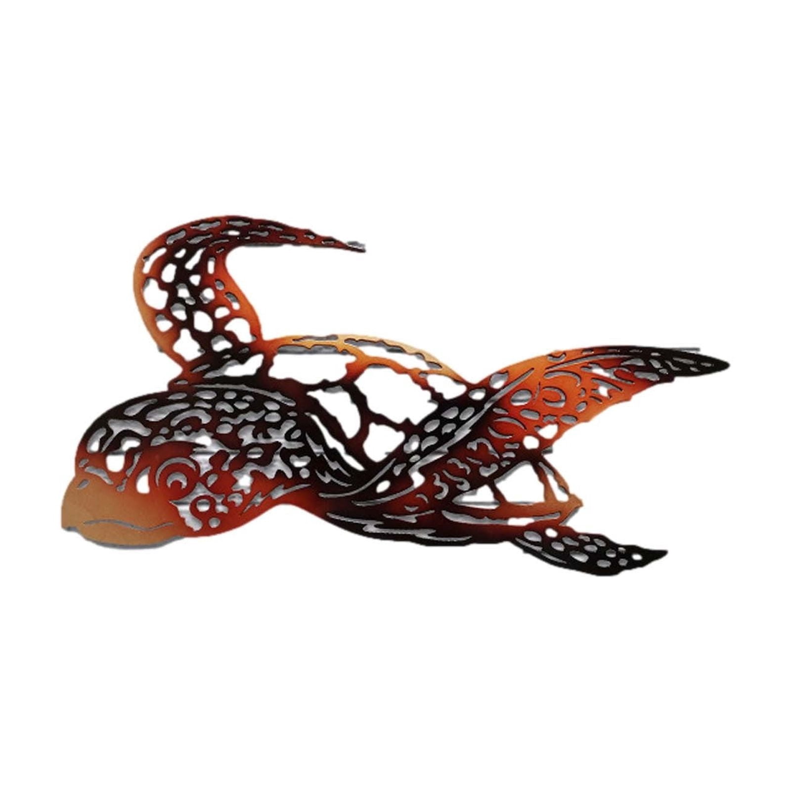 Metal Sea Turtle Wall Decor Tortoise Pendant for Outdoor and Indoor Use ...