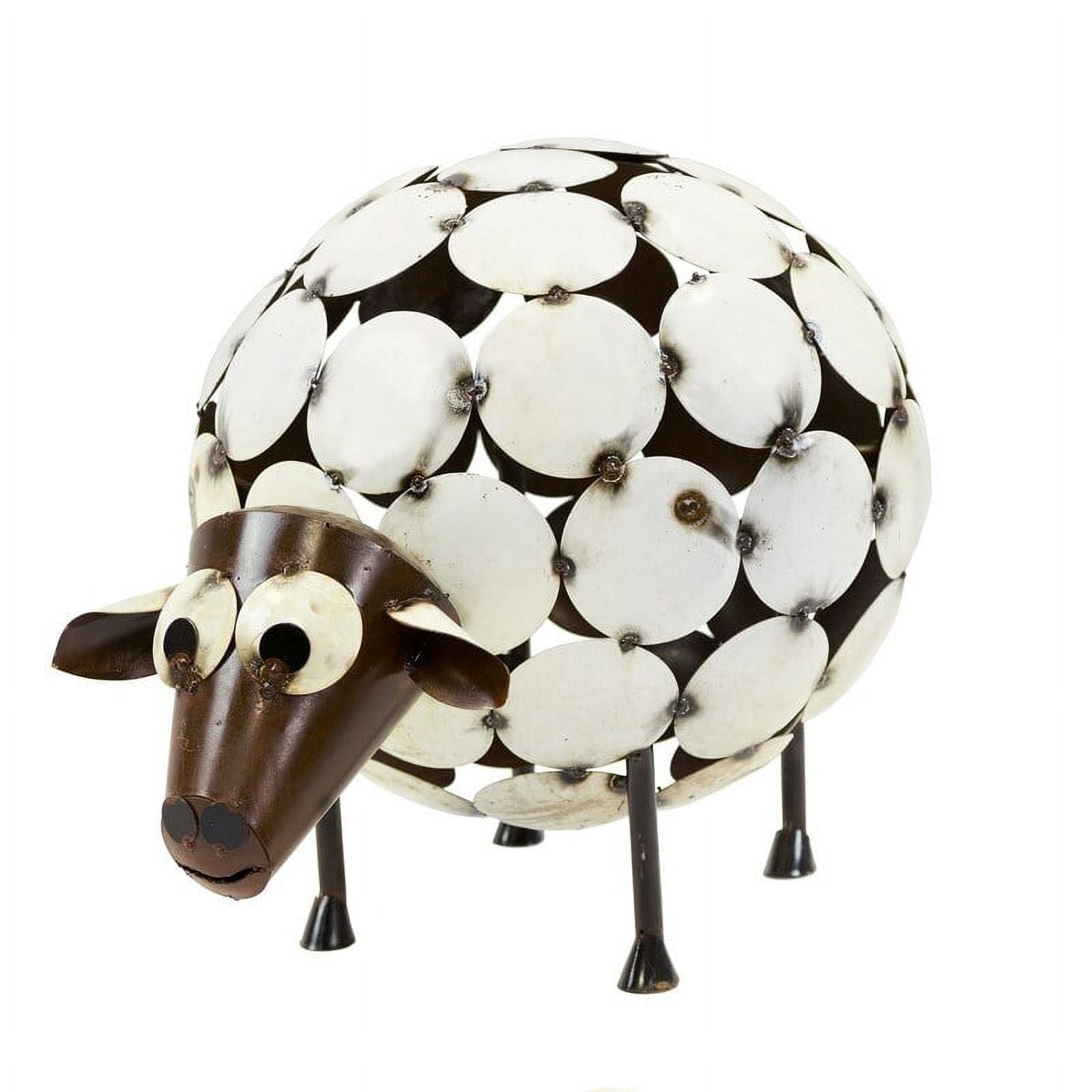 Metal Sheep with Circles - 17in L x 28in W x 17in H - Walmart.com