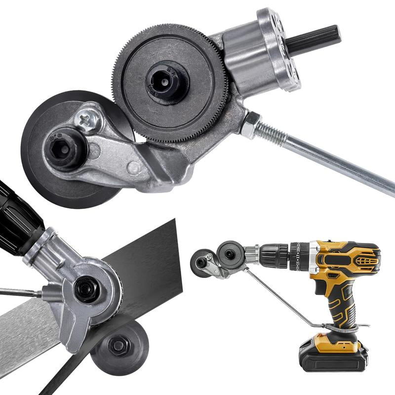 Metal Sheet Cutter,Electric Drill Plate Cutter,Metal Nibbler Drill ...