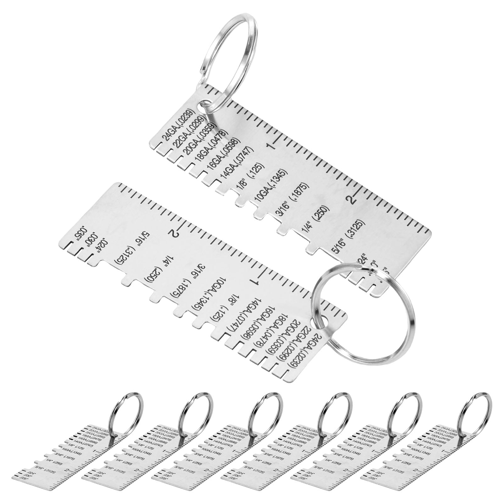 Metal Sheet Thickness Gauge Solid Easy to Read Metal Gauge Tool ...