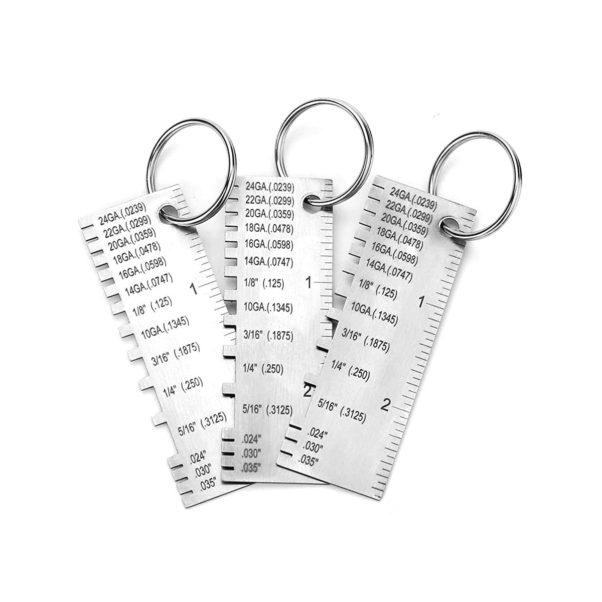 Metal Sheet Thickness Gauge, Stainless Steel Wire Gauge Size Inspection ...