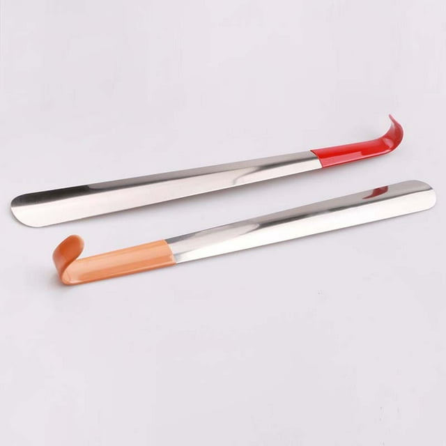 Metal Shoe Horn Long Handle Shoe Horn Stainless Steel Shoe Horn Boot ...
