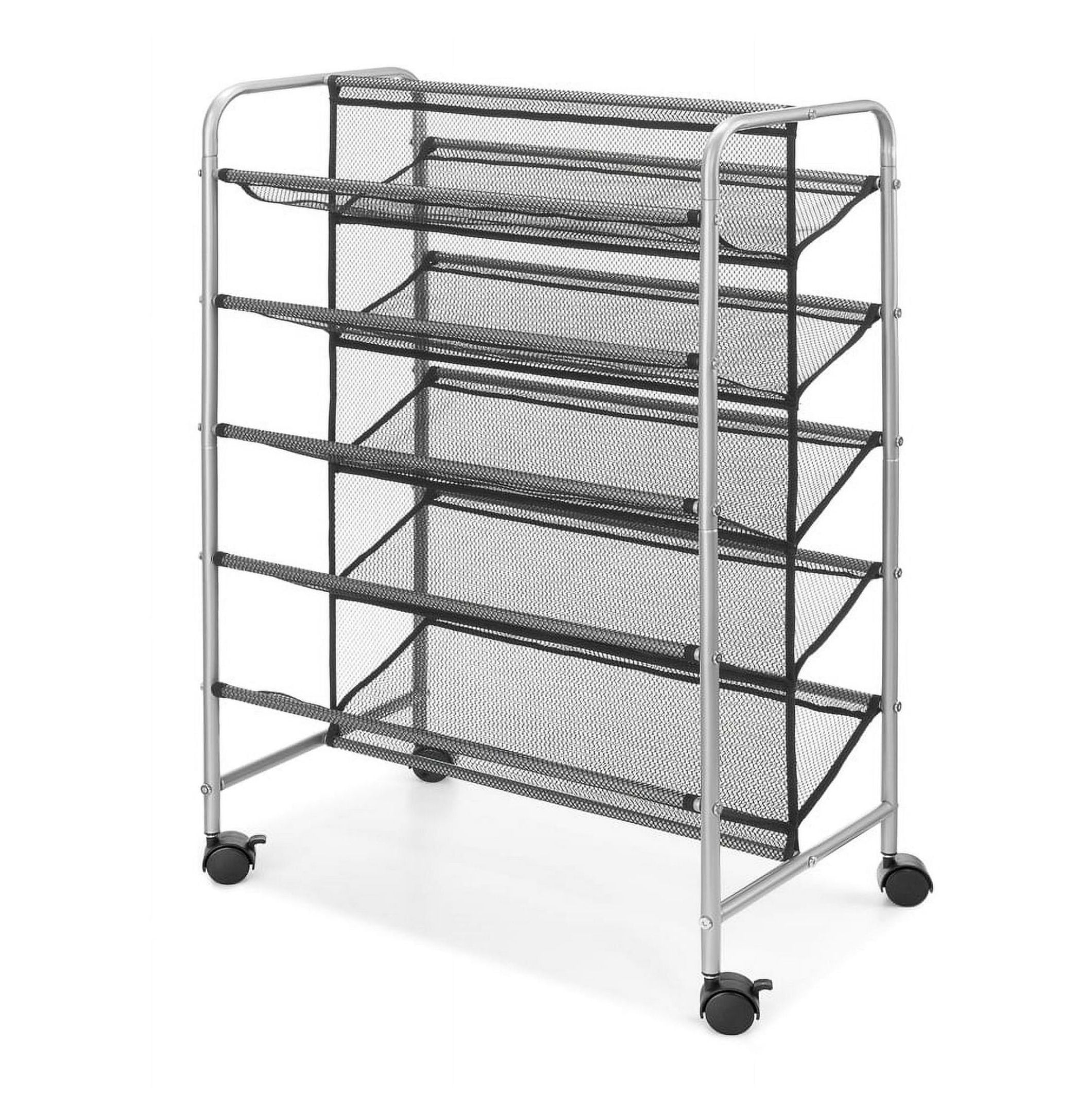 Metal Shoe Rack 30 Pair - 5 Tier Organizer for Men & Women's Shoes ...