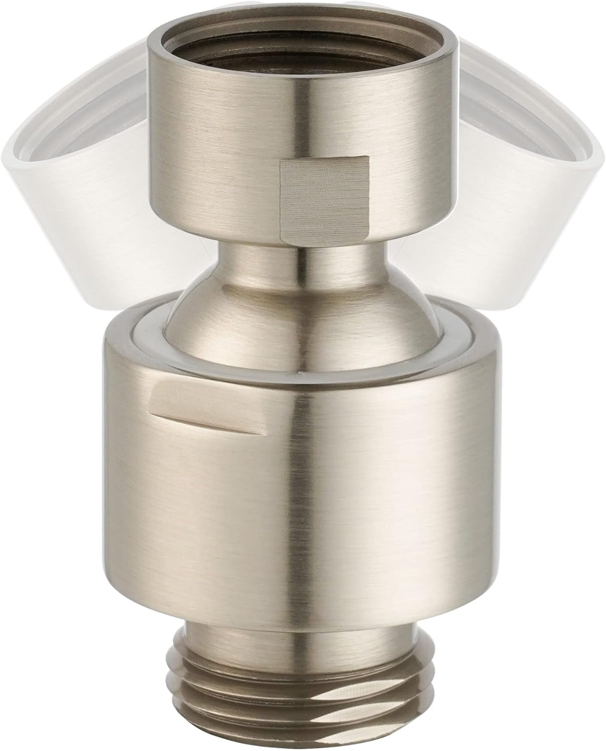 All Metal Shower Head Swivel Ball Joint Adapter, Solid Brass Adjustable ...