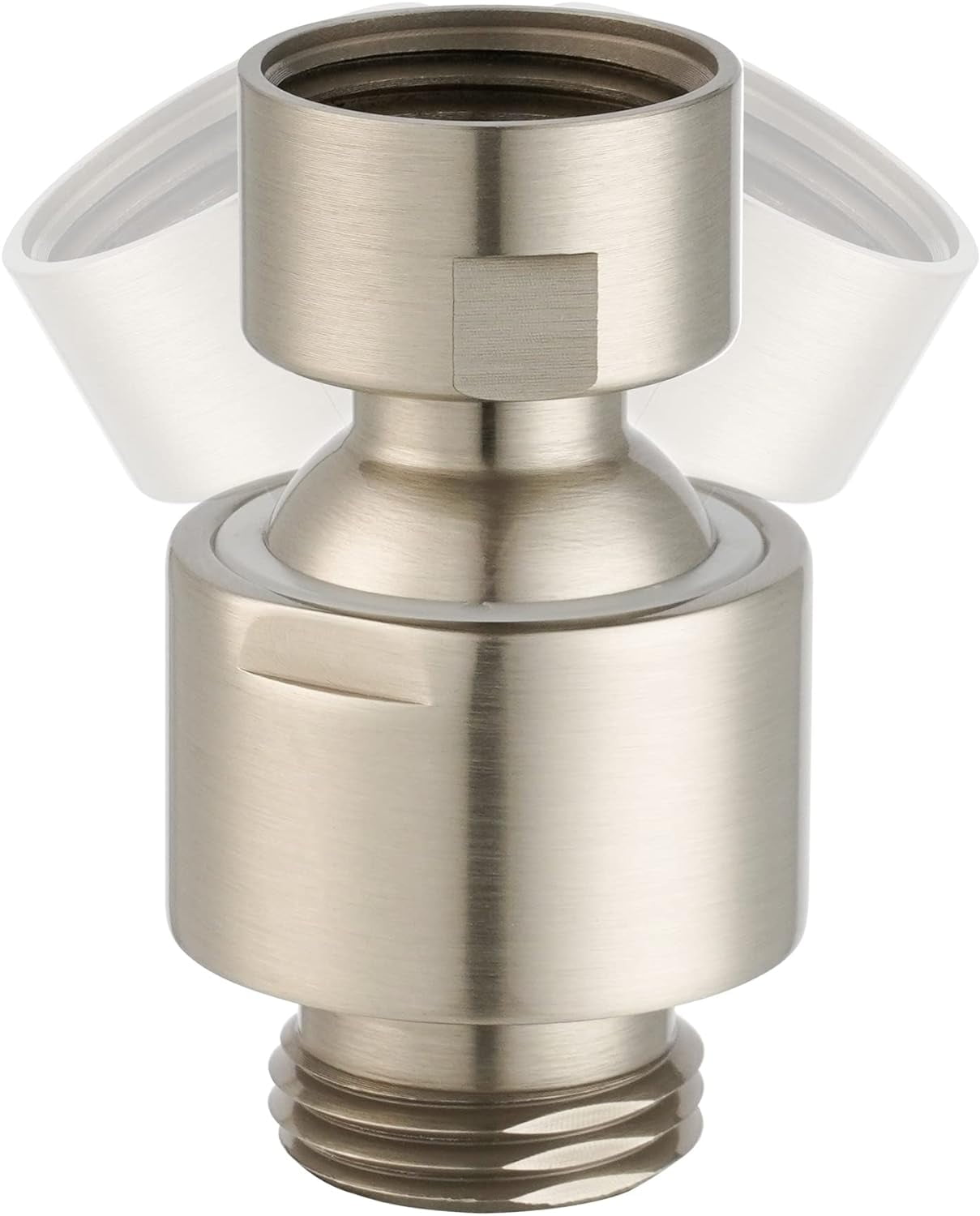 All Metal Shower Head Swivel Ball Joint Adapter, Solid Brass Adjustable ...
