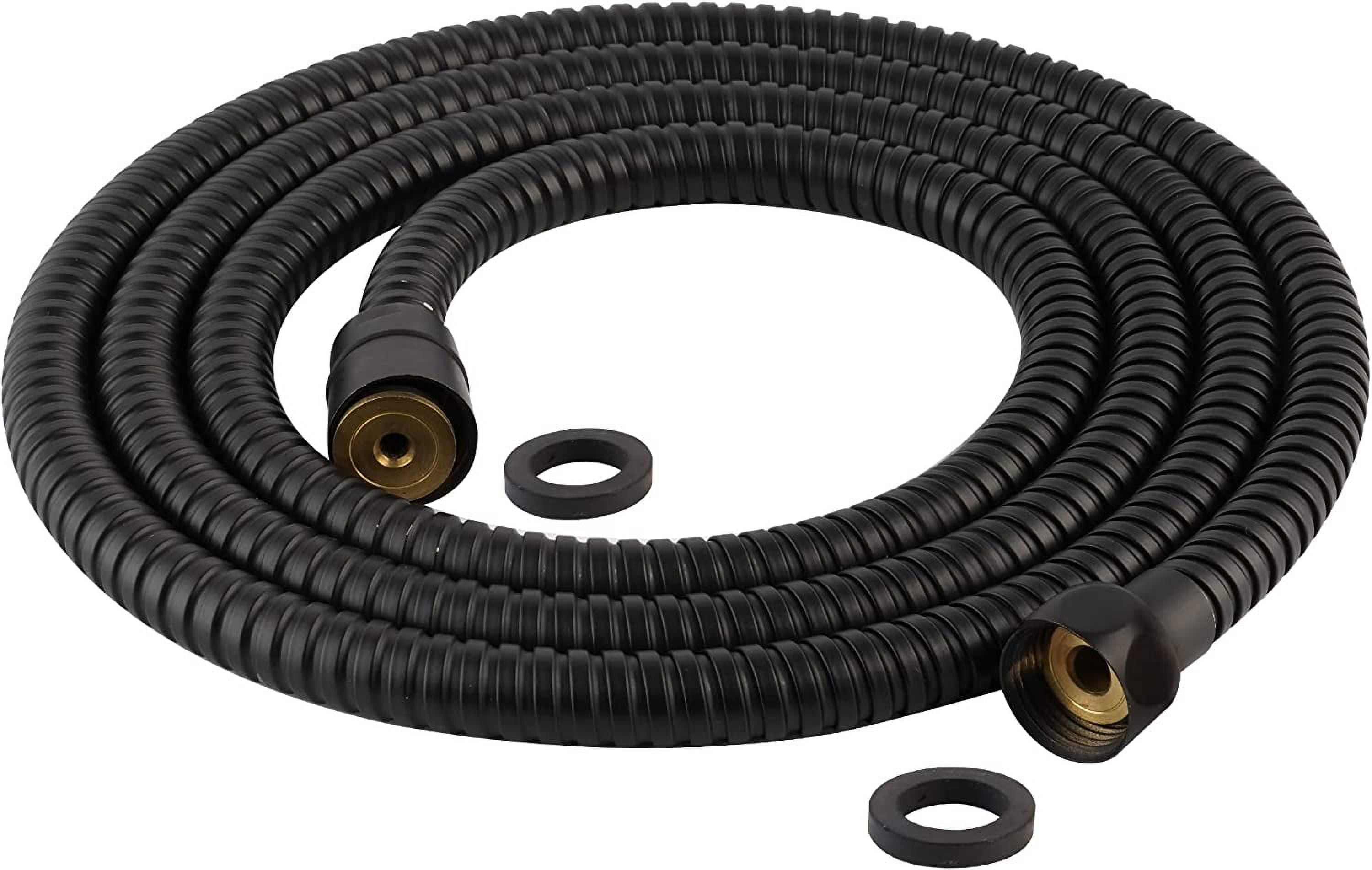 All Metal Shower Hose,90 Inch Stainless Steel Extra Long Shower Hose ...