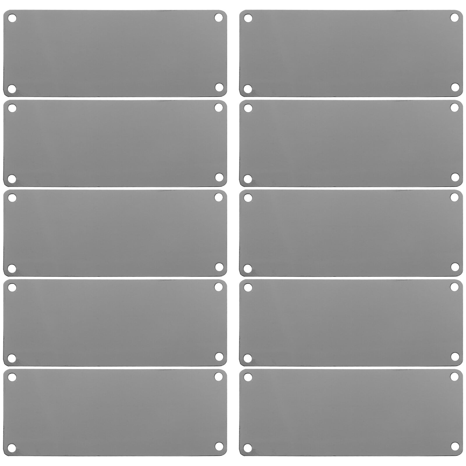 Metal Sign,10Pcs Name Signs Diy Engraving Blank Signs Multi-Function ...