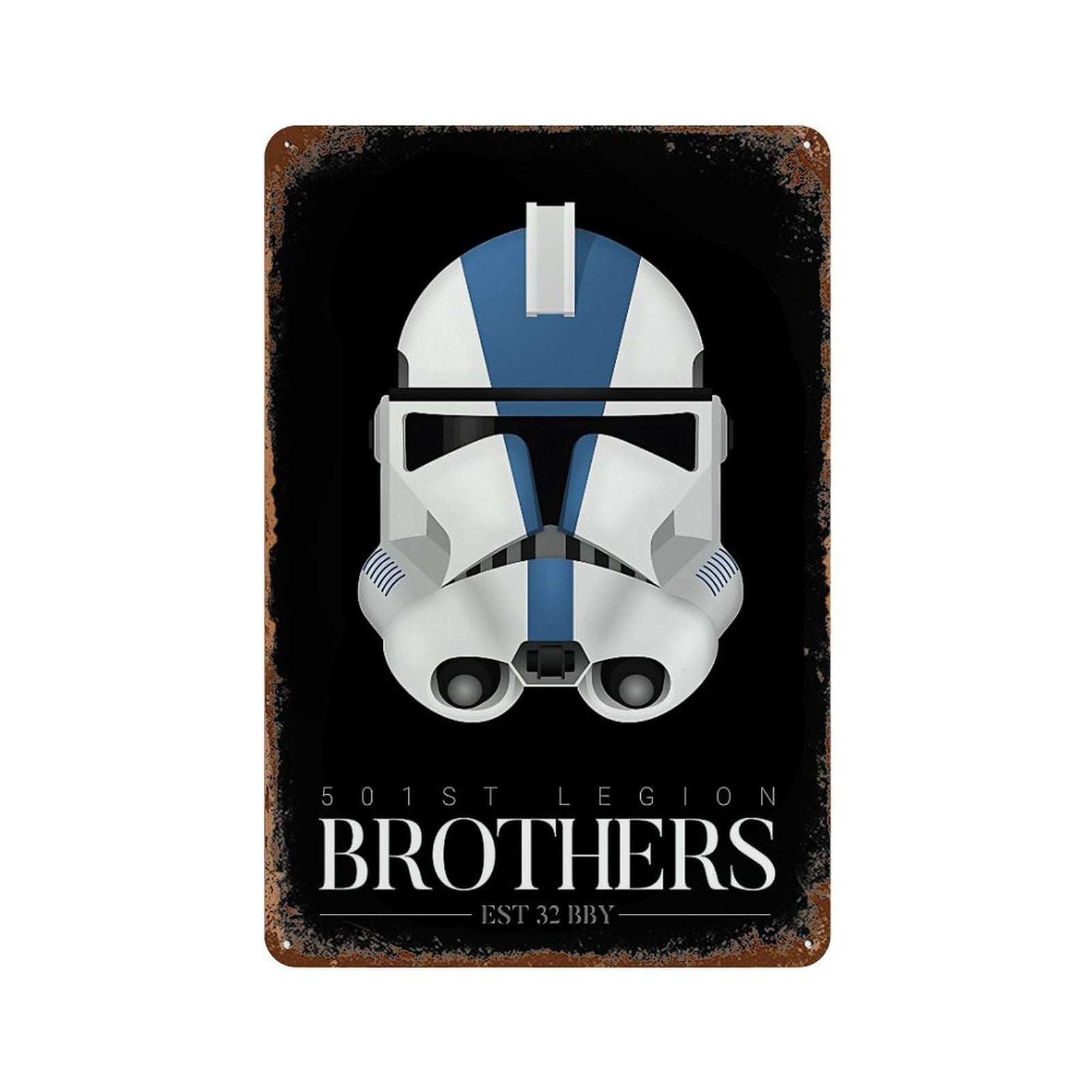 Metal Sign - 501St Legion Clone Trooper - BrothersTin Metal Logo ...