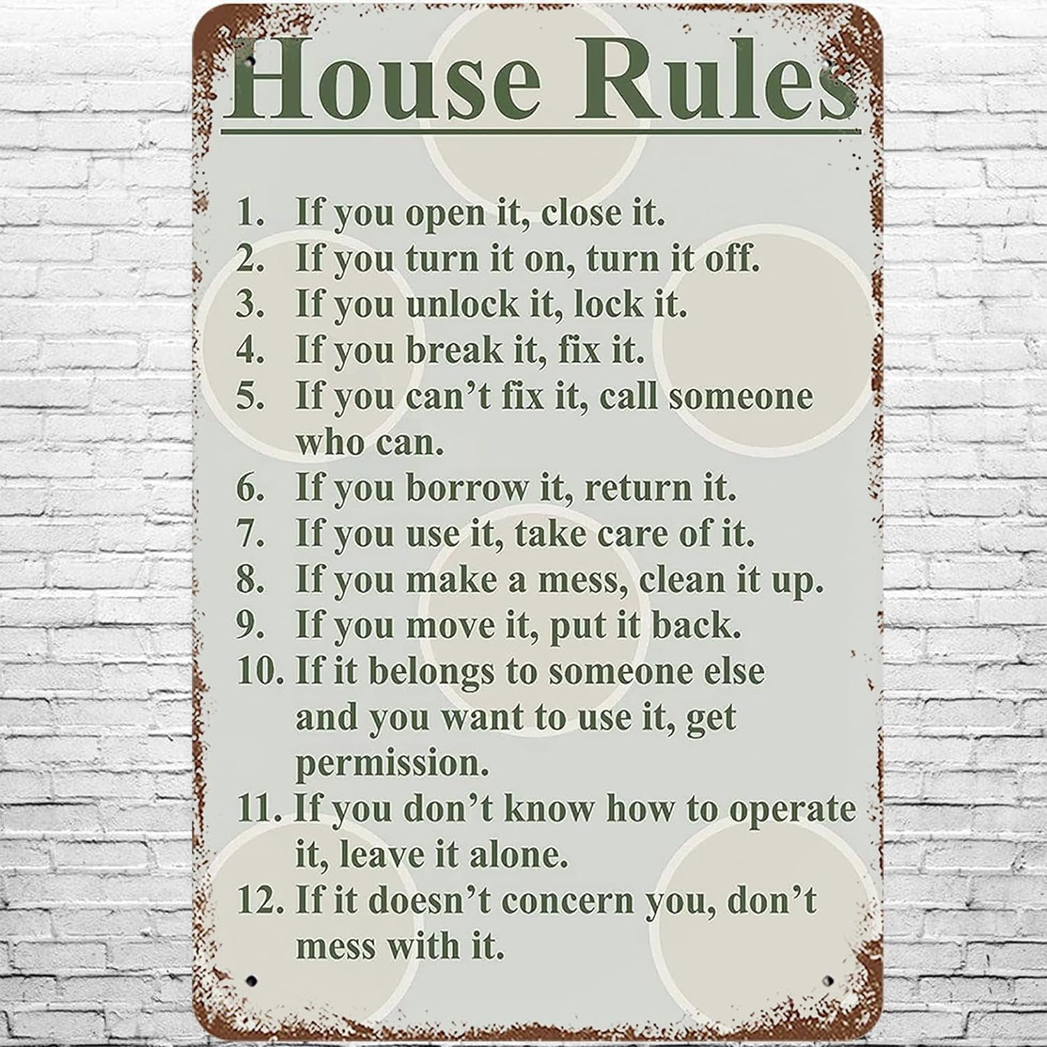 Metal Sign 8"x12" Vintage Adults At Play, Retro Wall Decor Party Zone ...