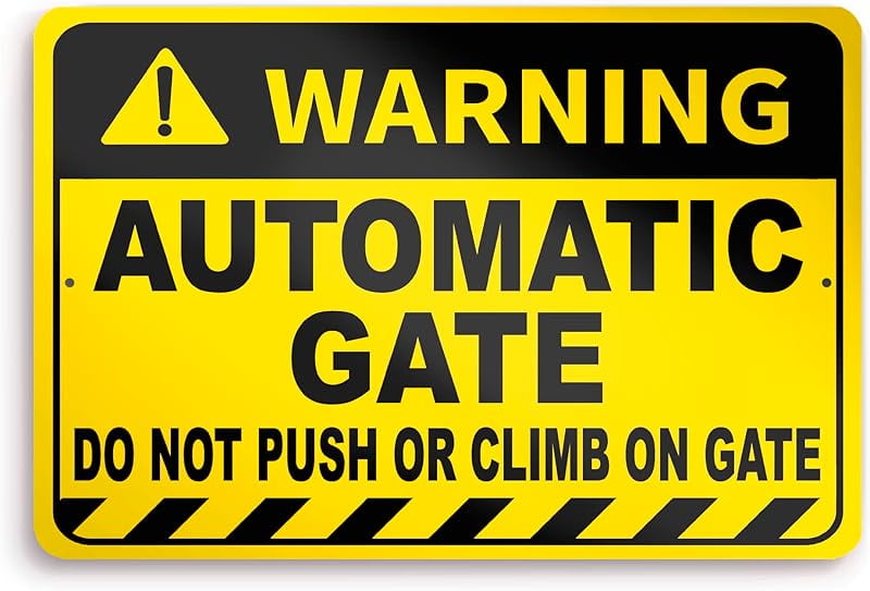 Metal Sign 8x12 Inch（20X30）Private Property Residents and Invited ...