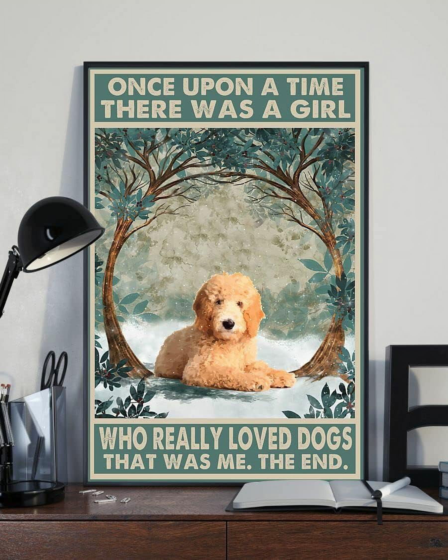Metal Sign A Girl Who Really Loved Goldendoodle Dogs Signs Vintage Sign ...