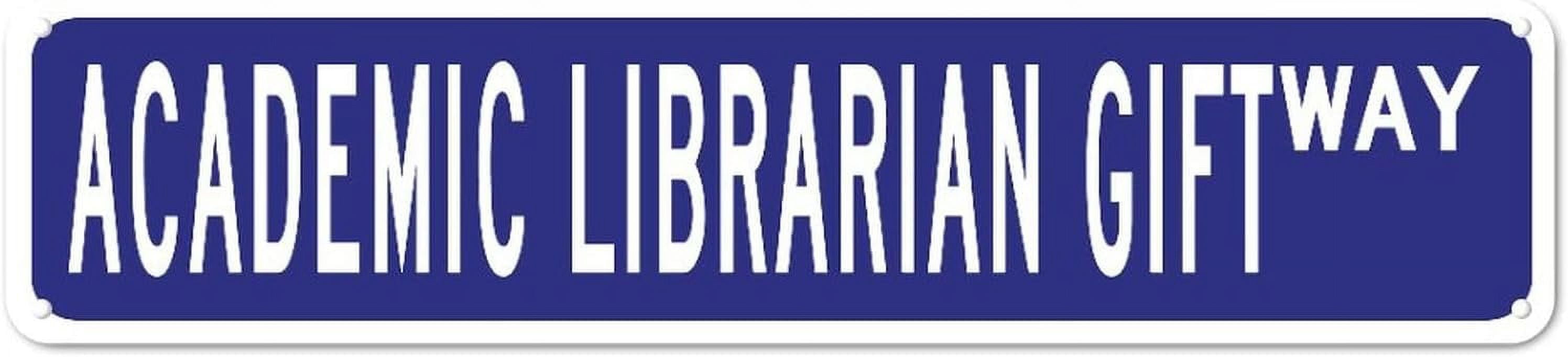 Metal Sign Academic Librarian Gift WAY Vintage Signs Retro Tin Signs ...