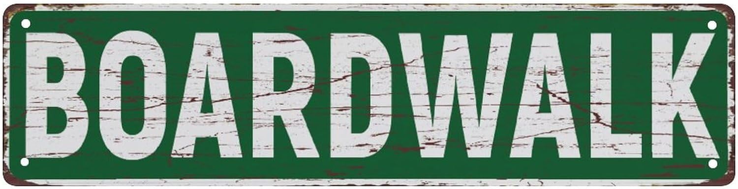 Metal Sign Boardwalk The Unique Wall Decoration Of The Vintage Diner ...