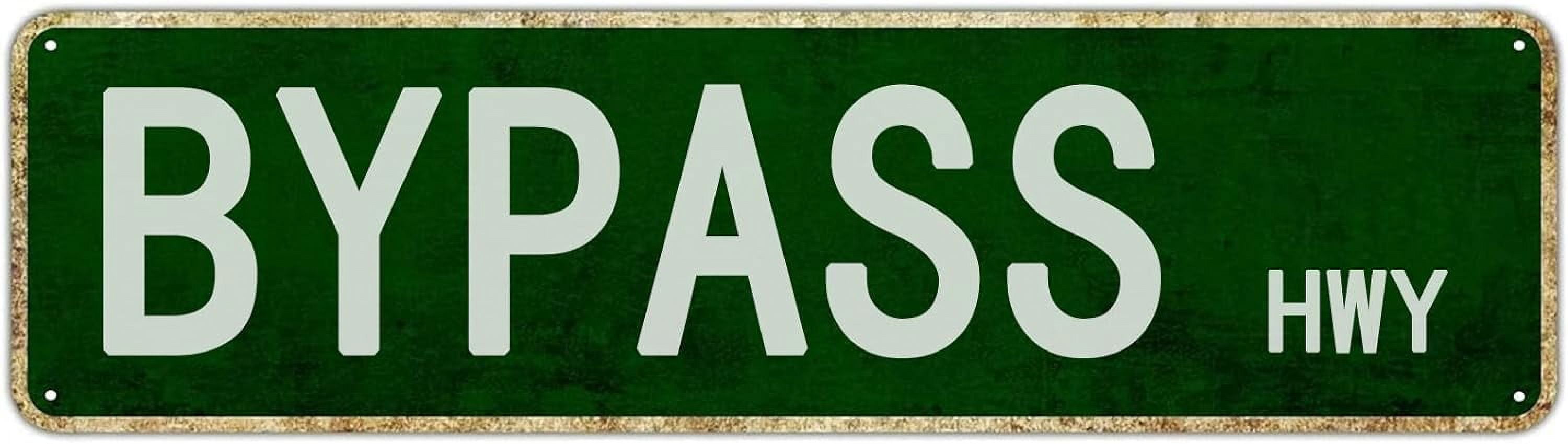 Metal Sign Bypass HWY Vintage Signs Retro Tin Signs Aluminum Sign ...
