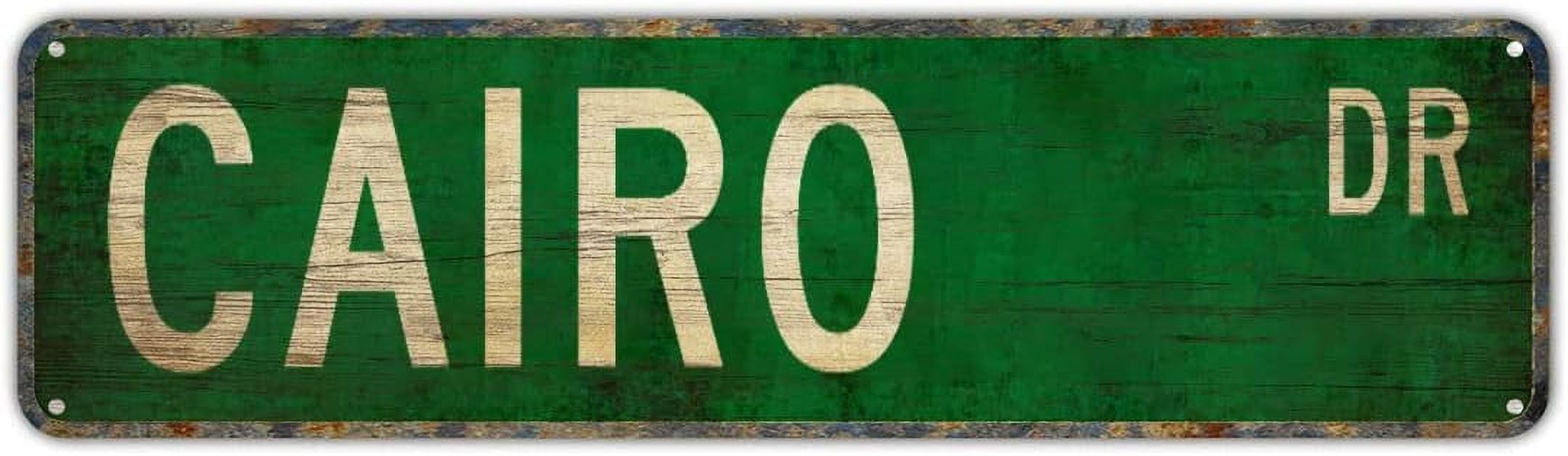 Metal Sign CAIRO DR Vintage Signs Retro Tin Signs Art Plaque Aluminum ...